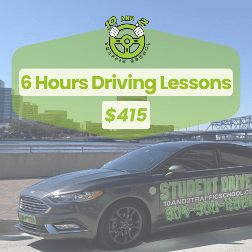 6 HOURS OF INSTRUCTION - 10 and 2 Traffic School