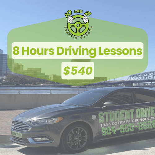 8 HOURS OF INSTRUCTION - 10 and 2 Traffic School